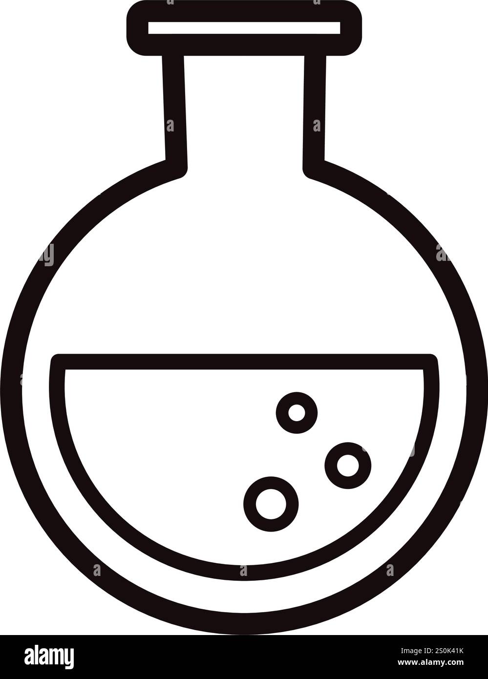 Beaker tube vector icon Stock Vector Images - Alamy