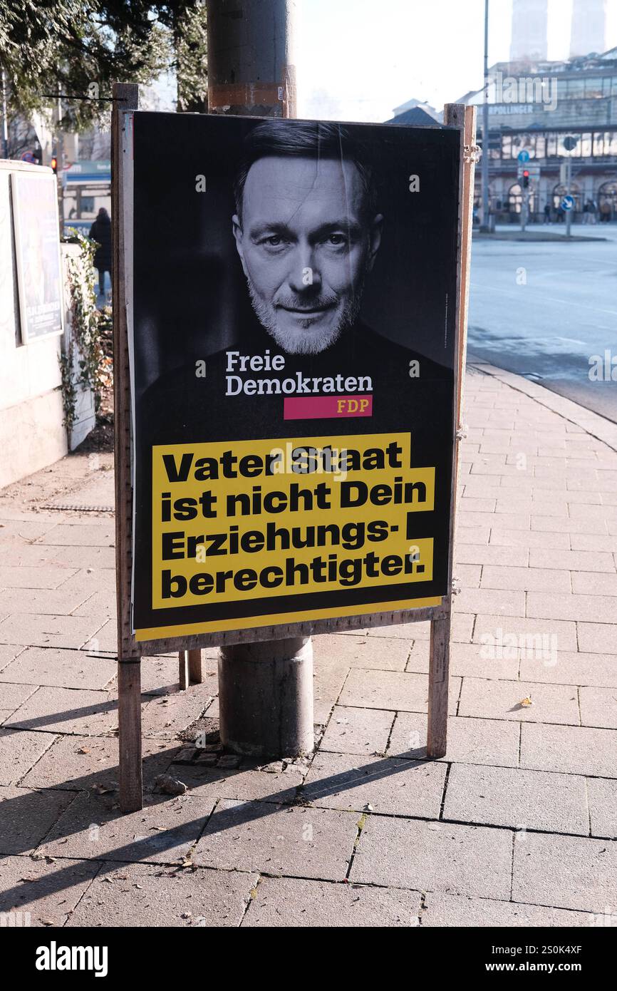 Wahlplakat FDP Christian Lindner Wahlplakat der FDP von Christian ...