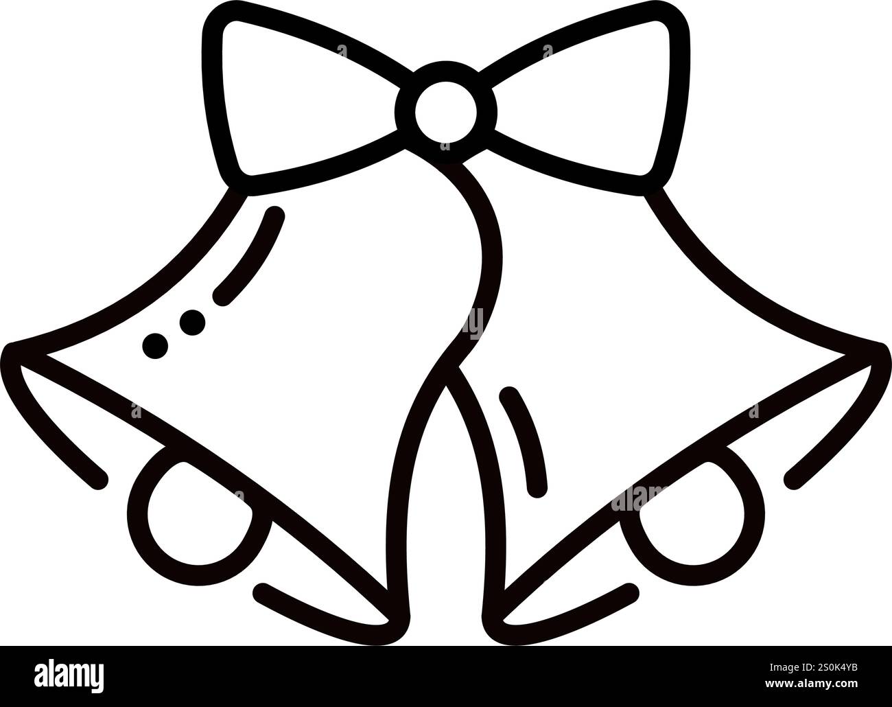 christmas bell - vector icon Stock Vector Image & Art - Alamy