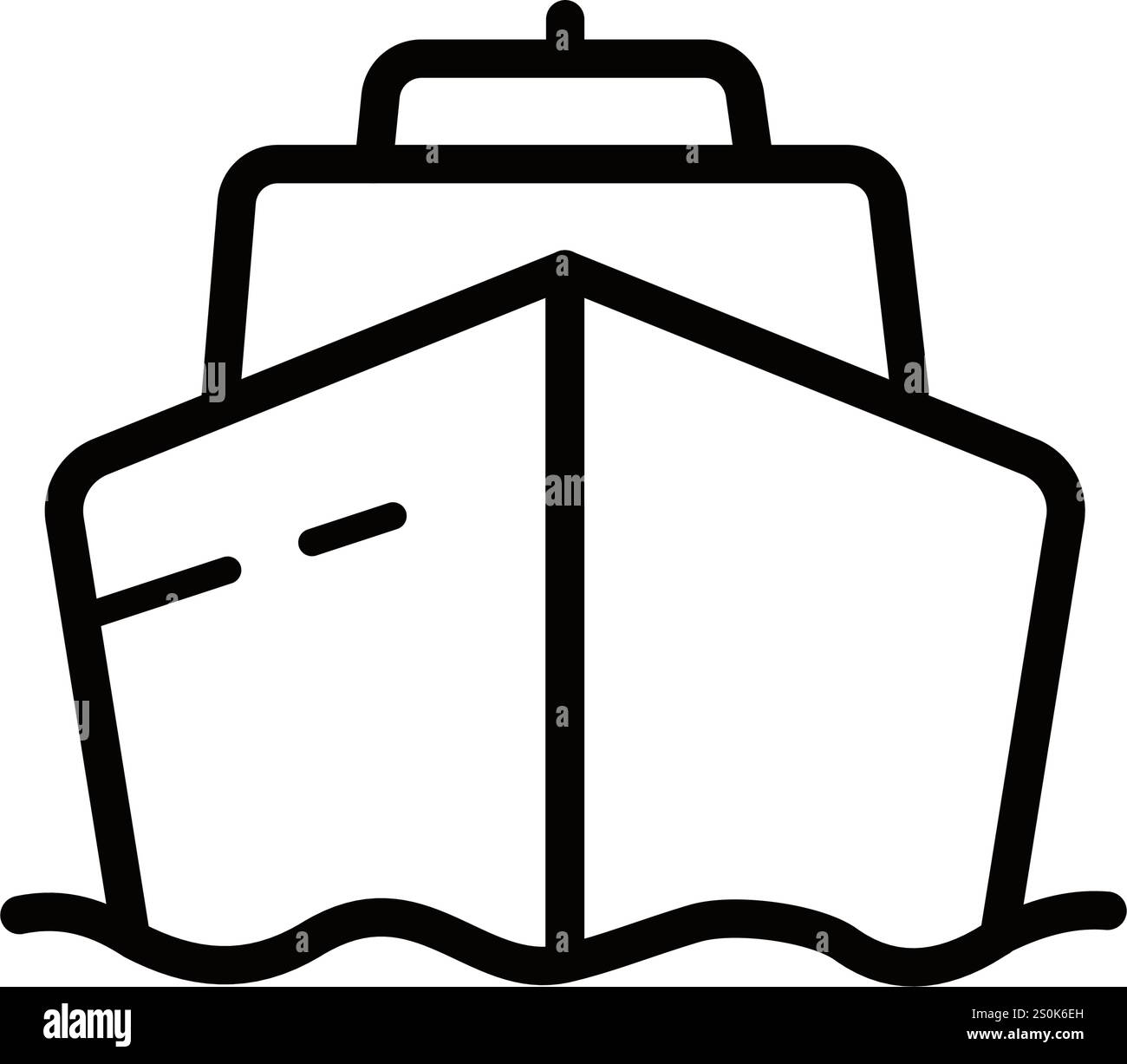 ship boat - vector icon Stock Vector Image & Art - Alamy