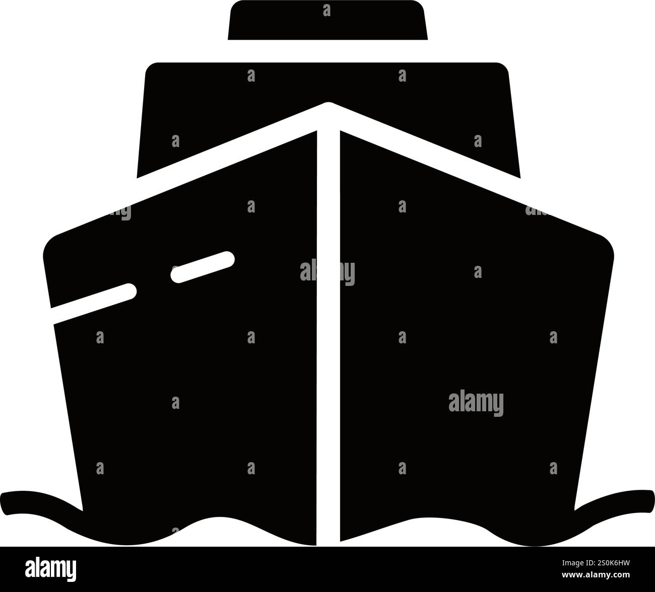 ship boat - vector icon Stock Vector Image & Art - Alamy