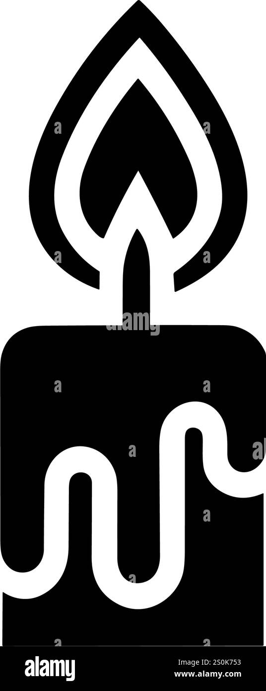 candle - vector icon Stock Vector Image & Art - Alamy