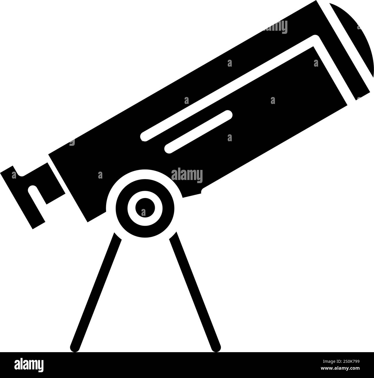 telescope - simple vector icon Stock Vector Image & Art - Alamy