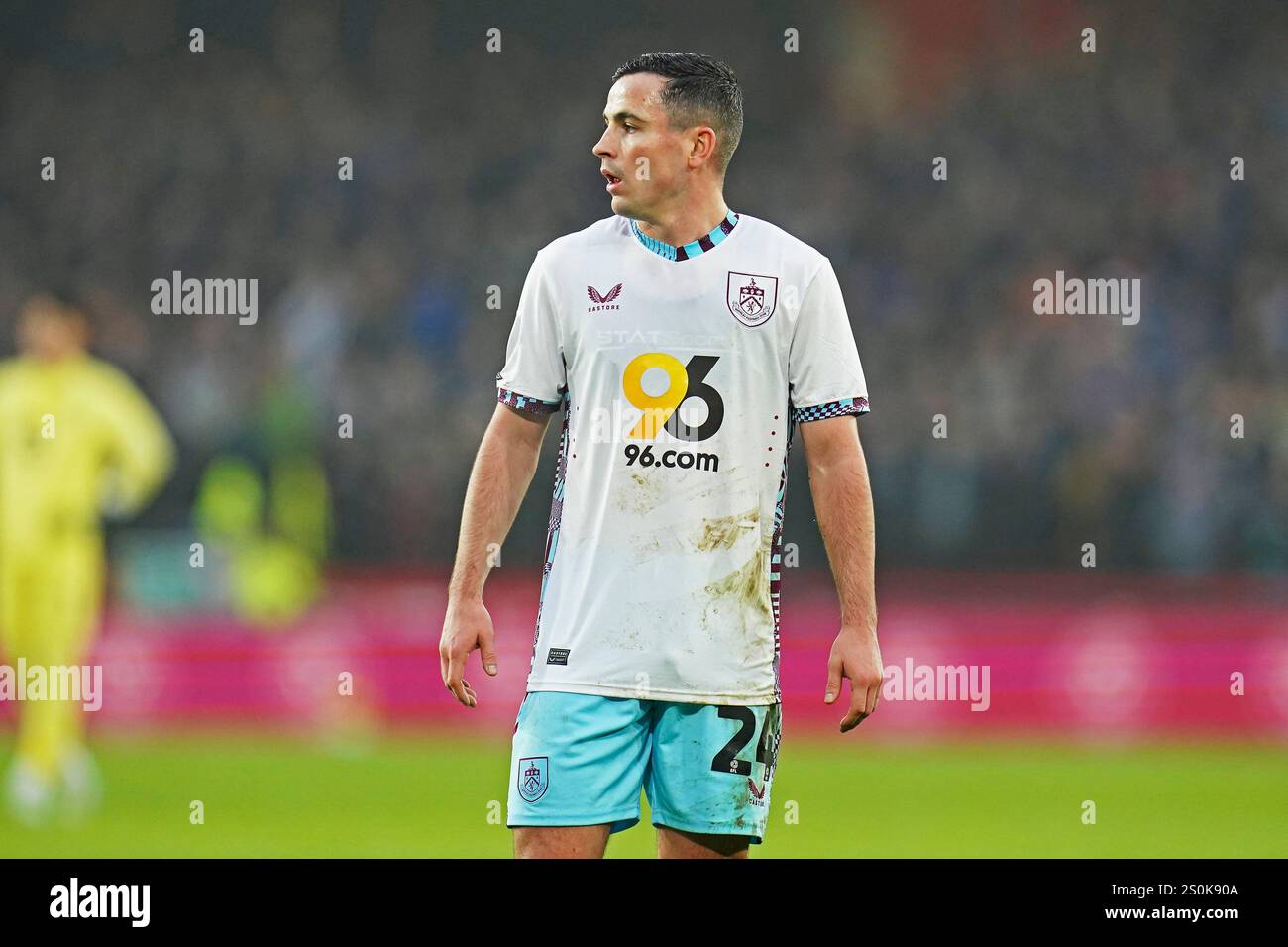 Sheffield, UK. 26th Dec, 2024. Burnley FC midfielder Josh Cullen (24 ...