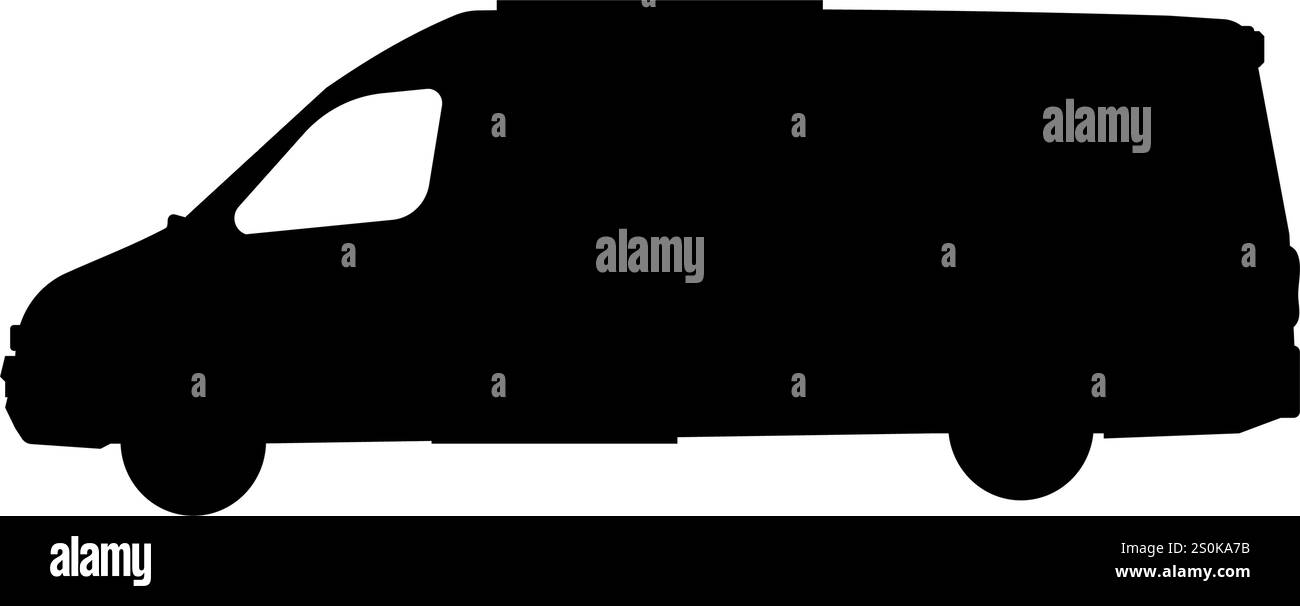 delivery van - vector illustration Stock Vector Image & Art - Alamy