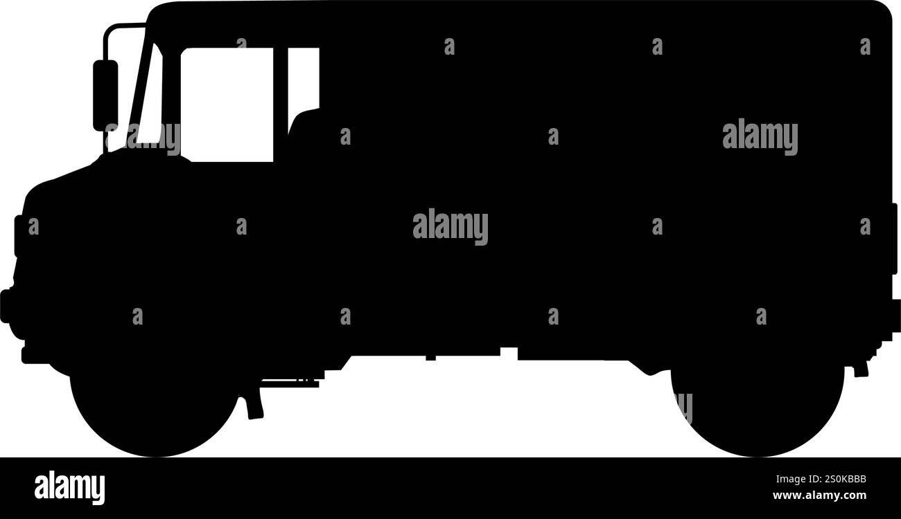 delivery van - vector illustration Stock Vector Image & Art - Alamy