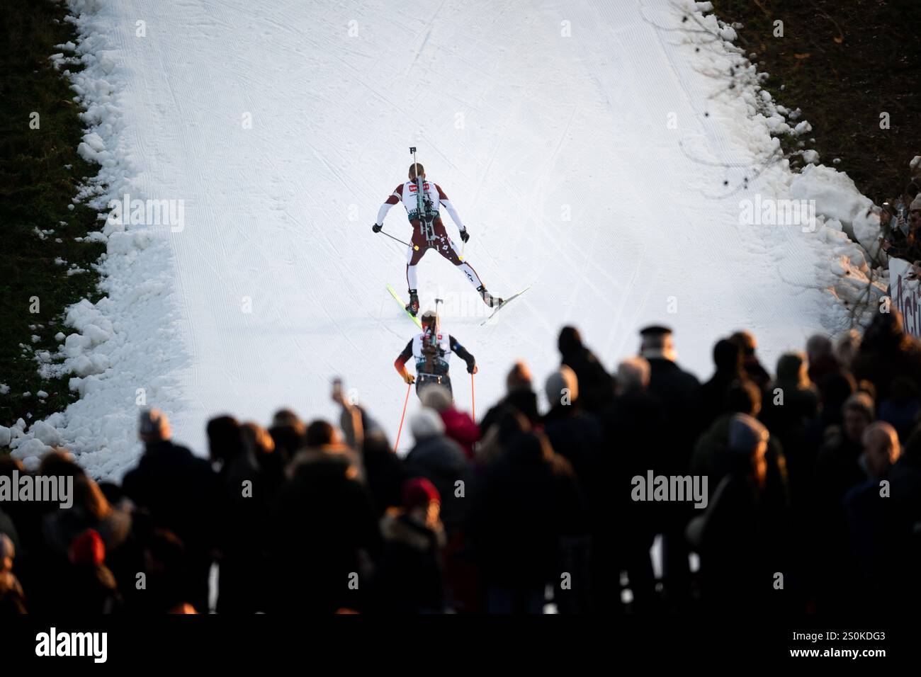 Gelsenkirchen, Germany. 28th Dec, 2024. Winter sports: Biathlon, World ...