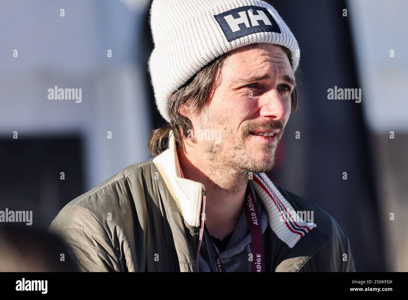 Toblach, Italy. , . Nils Jakob Hoff, husband of Therese Johaug, during the World Cup cross ...