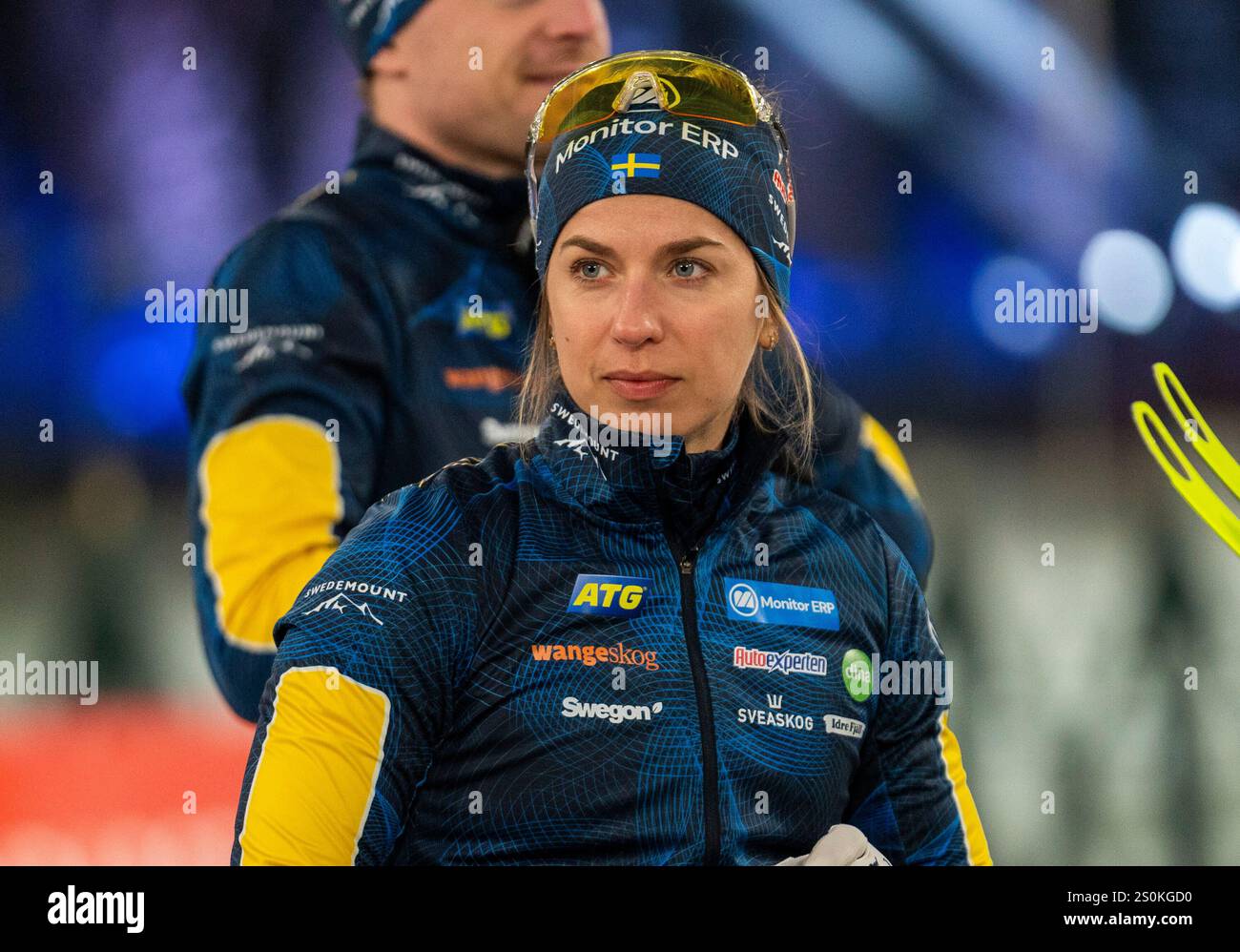 Gelsenkirchen, Deutschland. 28th Dec, 2024. Anna Magnusson (Team Sweden) 28.12.2024 Biathlon ...