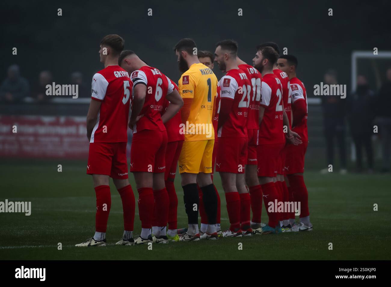 Brackley Town stand and remember those lost during 2024 before the ...