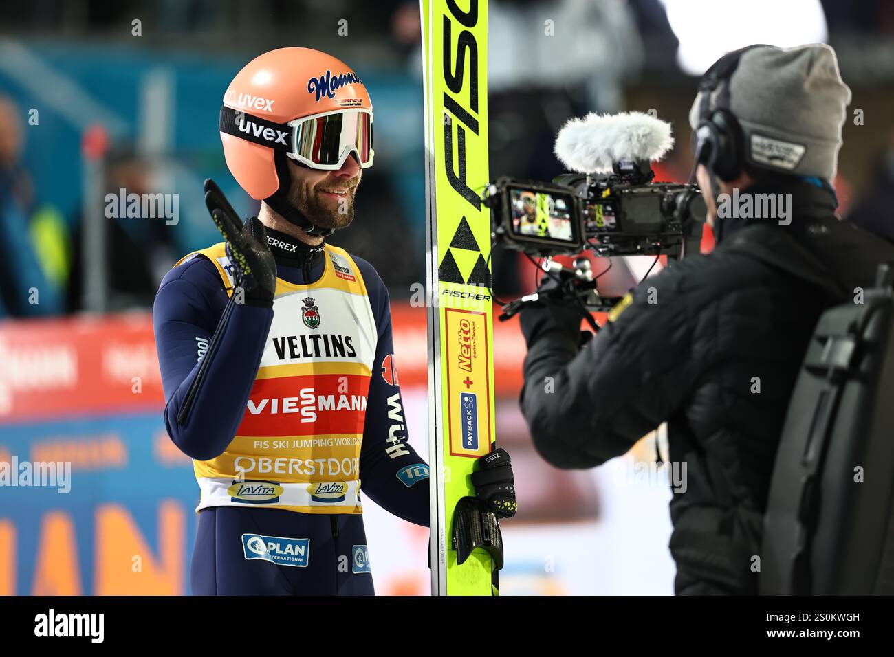 28 December 2024, Bavaria, Oberstdorf: Nordic skiing/ski jumping: Four ...