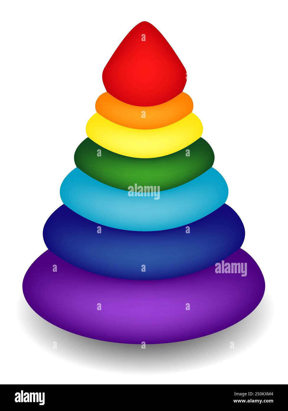 Pyramid red green blue Stock Vector Images - Alamy