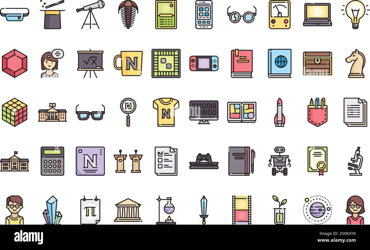 Nerd icons High-Quality Vector Icons Collection with Editable Stroke ...