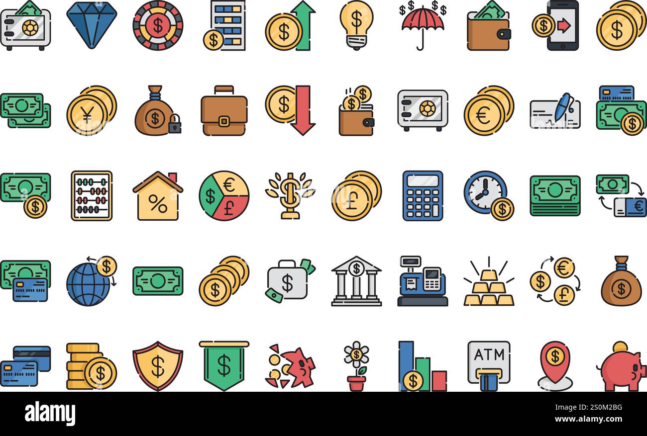 Money icons High-Quality Vector Icons Collection with Editable Stroke ...