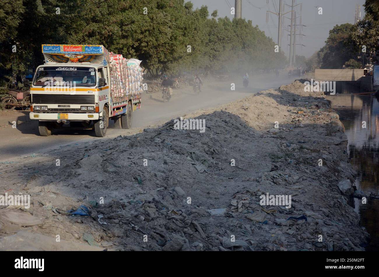 KARACHI, PAKISTAN, DEC 28: View of wreckage and worst of condition the ...