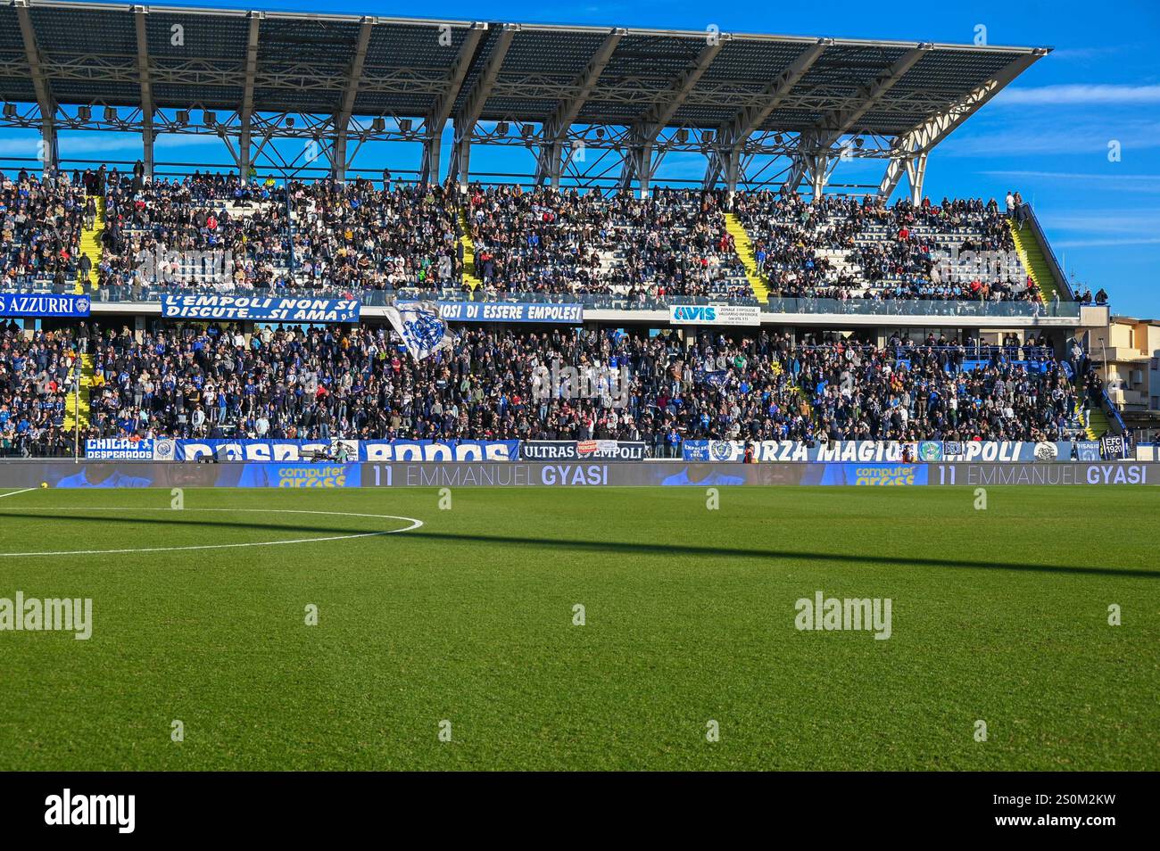 Empoli supporters during Empoli FC vs Genoa CFC, Italian soccer Serie A ...