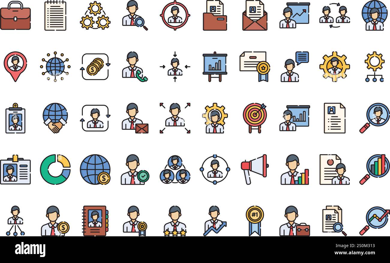 Human resources icons High-Quality Vector Icons Collection with ...
