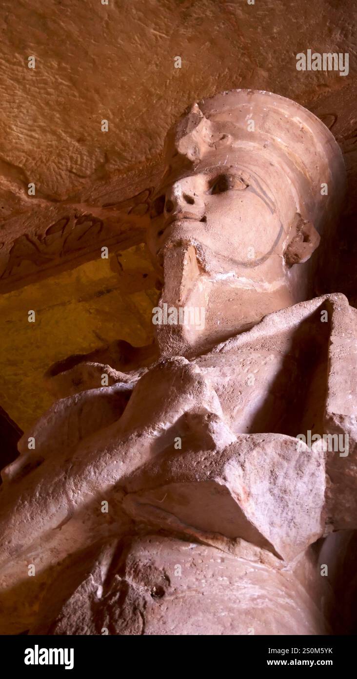 Osiris Pillar in the Hypostyle Room of The Great Abu Simbel Temple ...