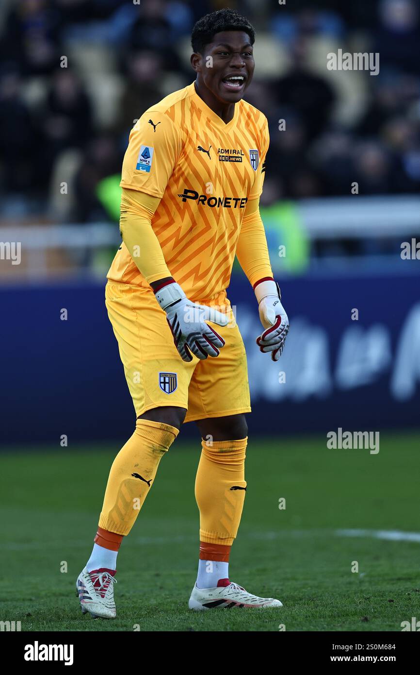 Parma, Italy. 28th Dec 2024. Zion Suzuki (Parma) during the Italian ...