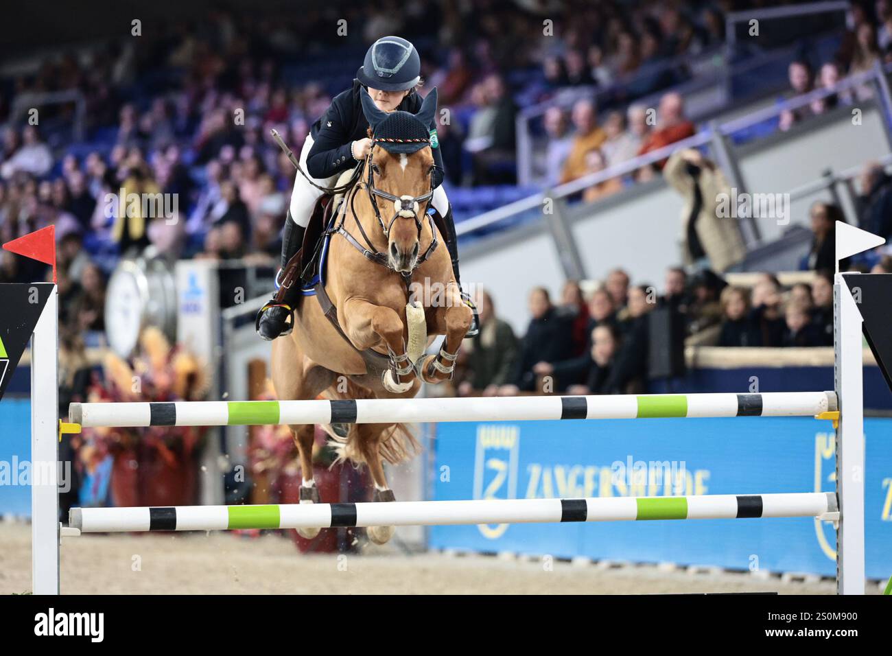 Hannah Blandfort of Germany with Karim van Orchid S during the TAO ...