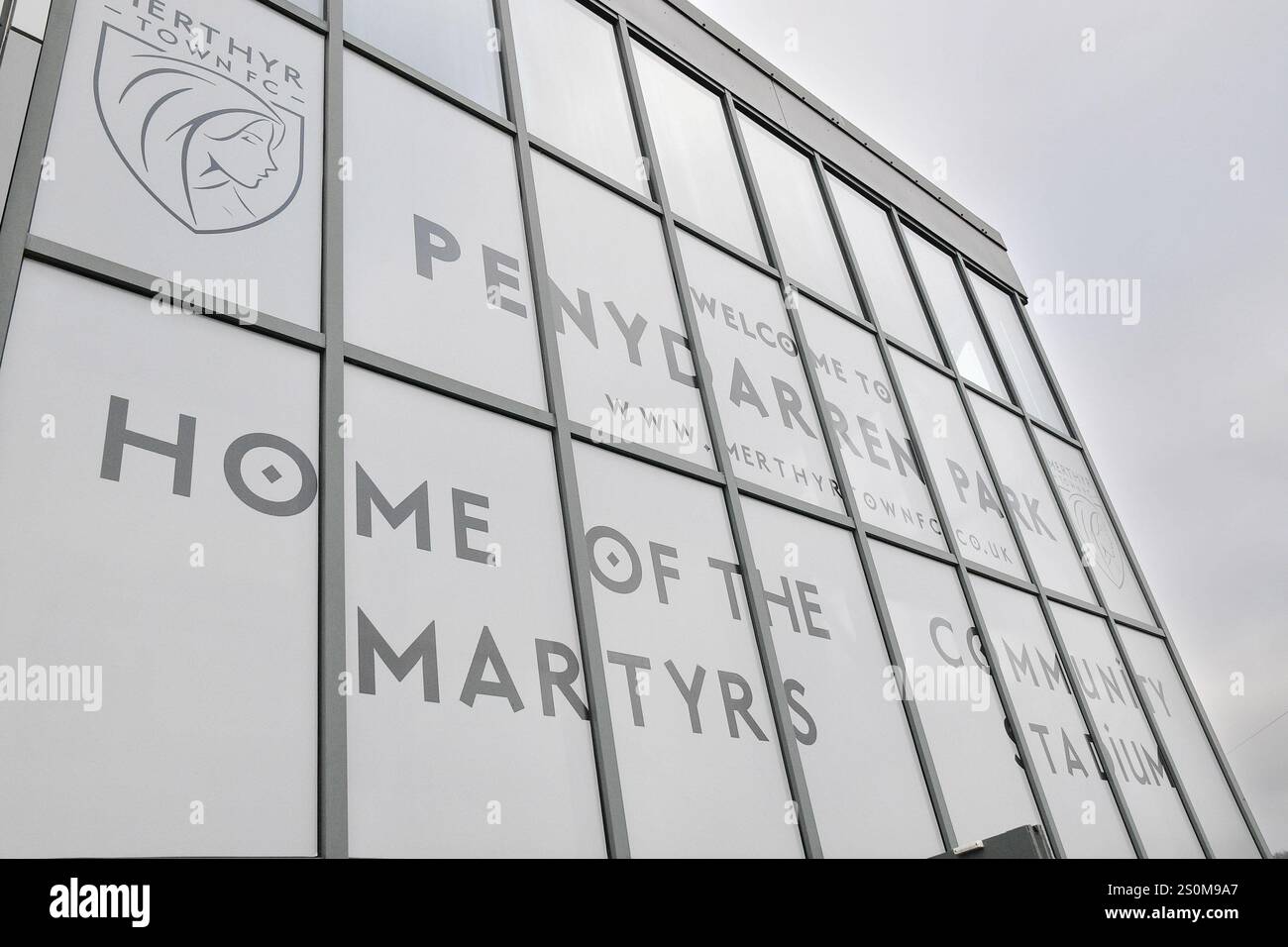 Merthyr, UK. 28th Dec, 2024. General view of Penydarren Park, home of ...