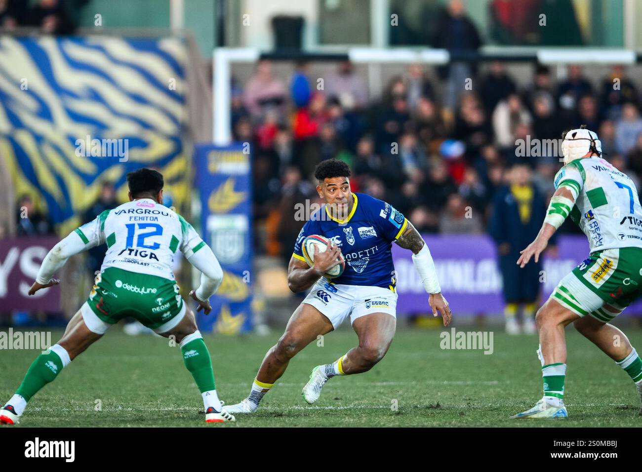 Parma, Italy. 28th Dec, 2024. Fetuli Paea ( Zebre Parma ) during Zebre ...