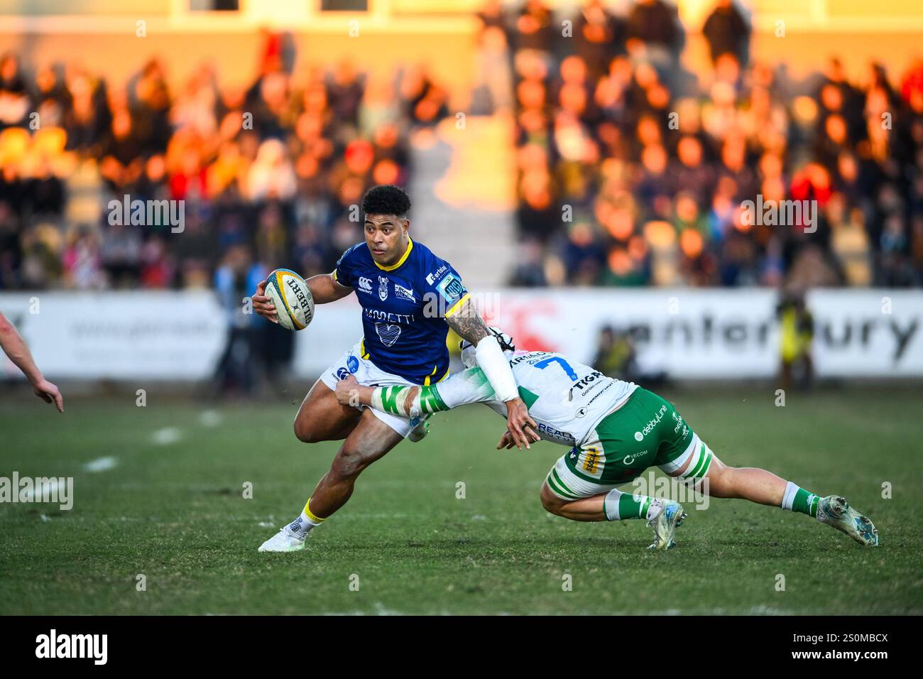 Parma, Italy. 28th Dec, 2024. Fetuli Paea ( Zebre Parma ) Manuel ...