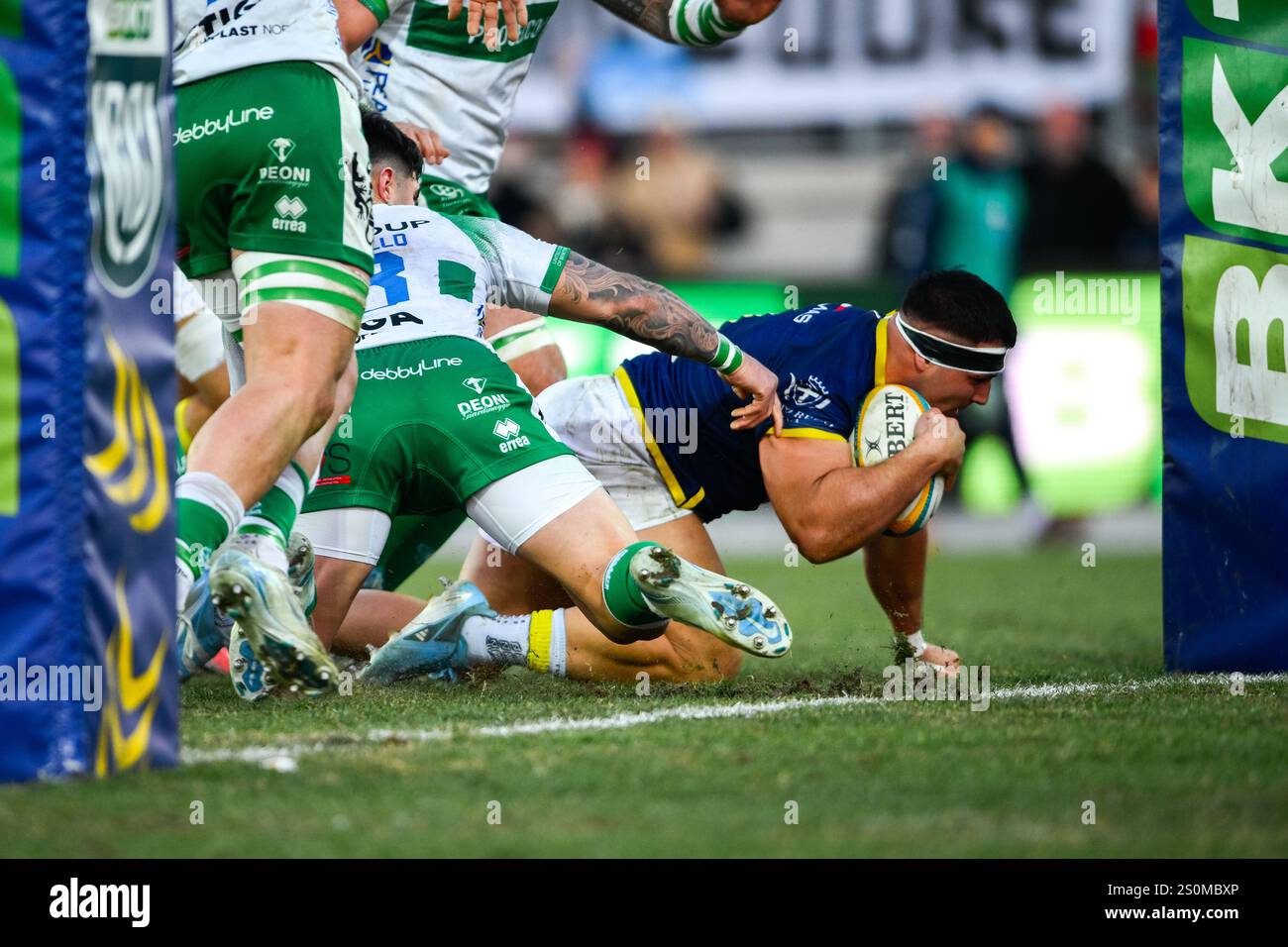Parma, Italy. 28th Dec, 2024. Danilo Fischetti ( Zebre Parma ) during ...
