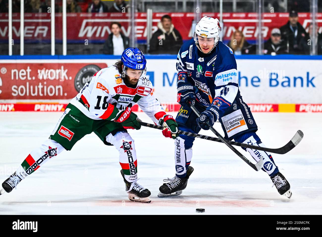 Noel Saffran (Iserlohn Roosters, #14) Anthony Louis (Augsburger Panther ...