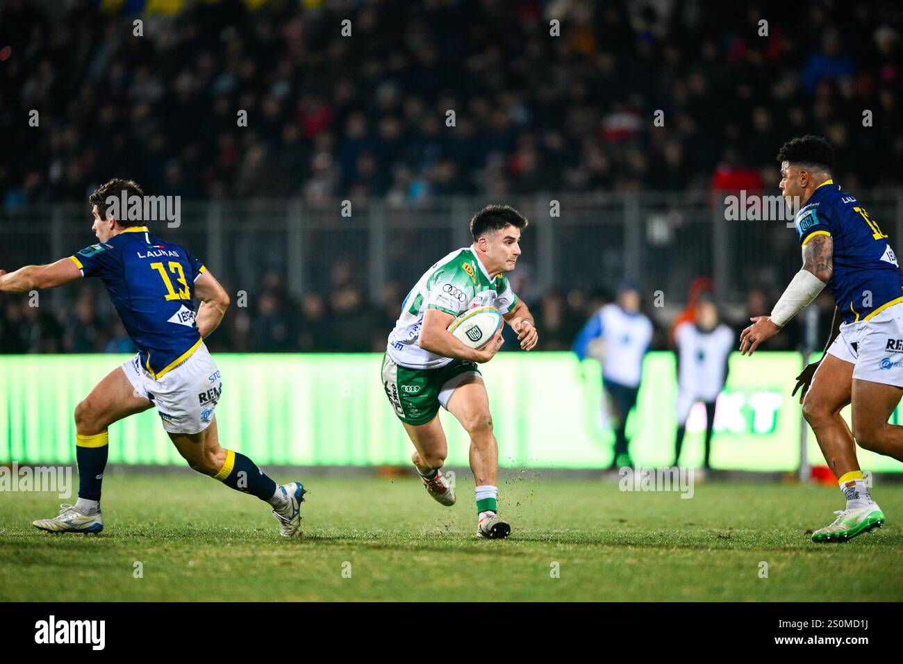 Parma, Italy. 28th Dec, 2024. Tomas Albornoz ( Benetton Rugby ) during ...