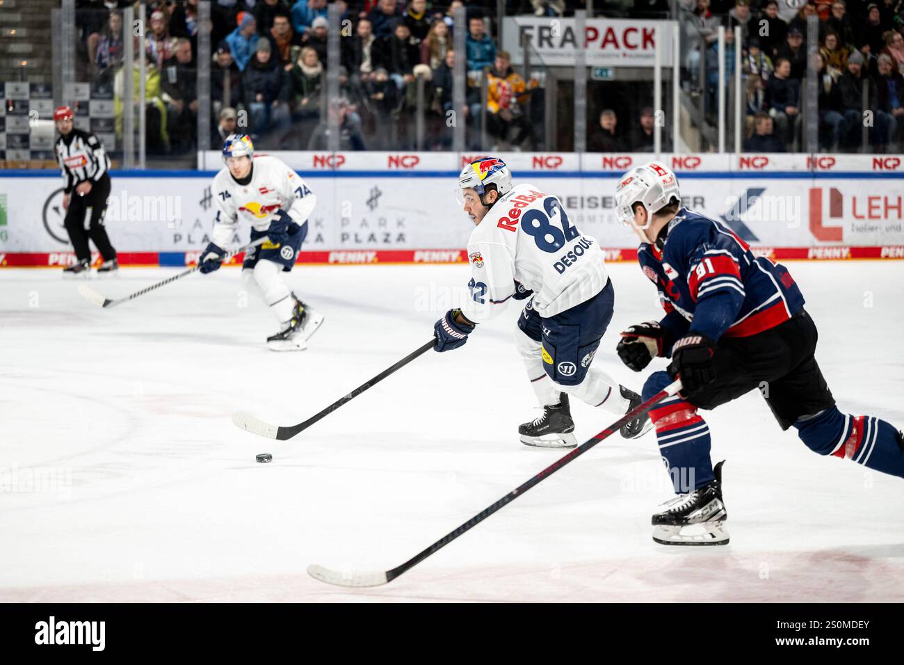 Chris DeSousa (82, EHC Red Bull Muenchen, RBM ), Nuernberg Ice Tigers ...