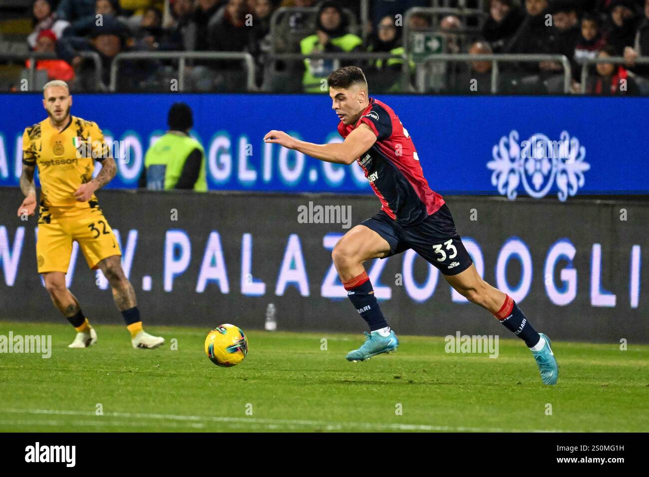 Cagliari, Italy. 28th Dec, 2024. Adam Obert of Cagliari Calcio during ...
