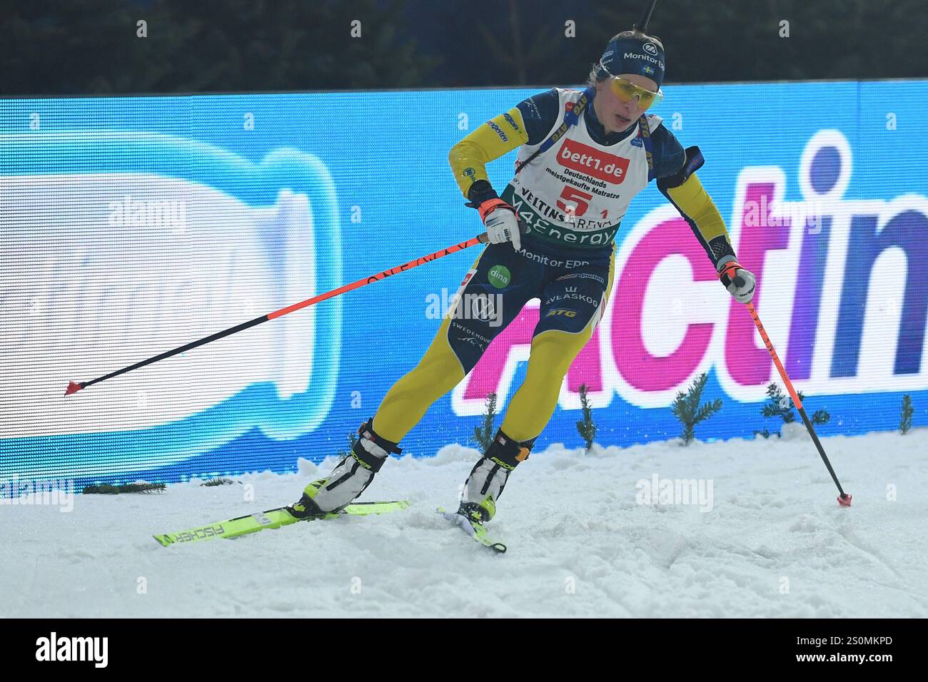 Gelsenkirchen, Germany. 28th Dec, 2024. Biathlon auf Schalke 2024 am 28 ...