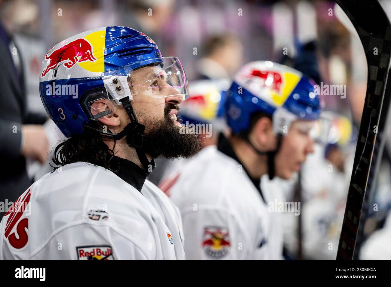 Nuernberg, Deutschland. 28th Dec, 2024. Dominik Bittner (3, EHC Red ...