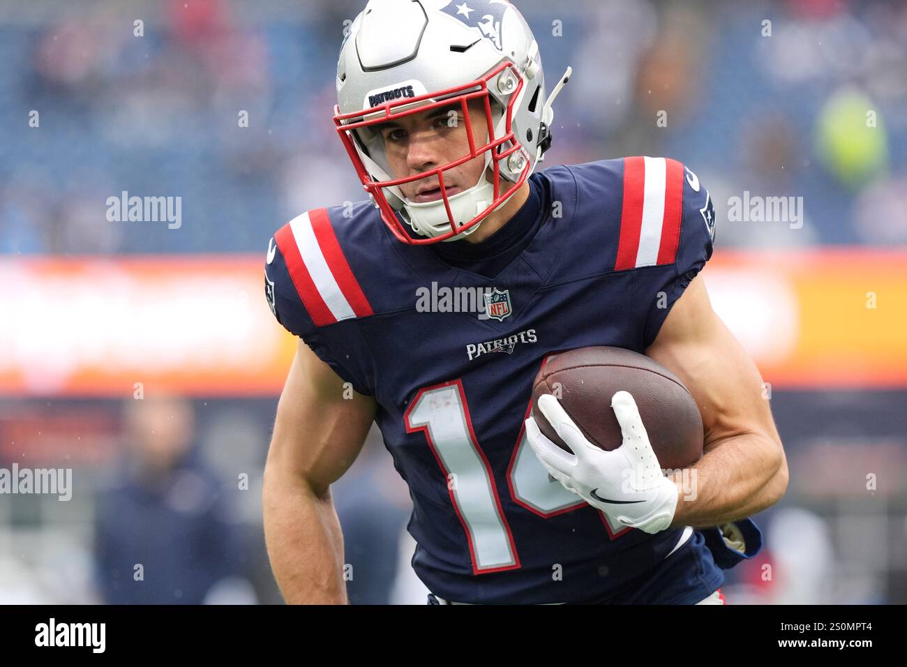 New England Patriots wide receiver Alex Erickson (14) prior to an NFL ...