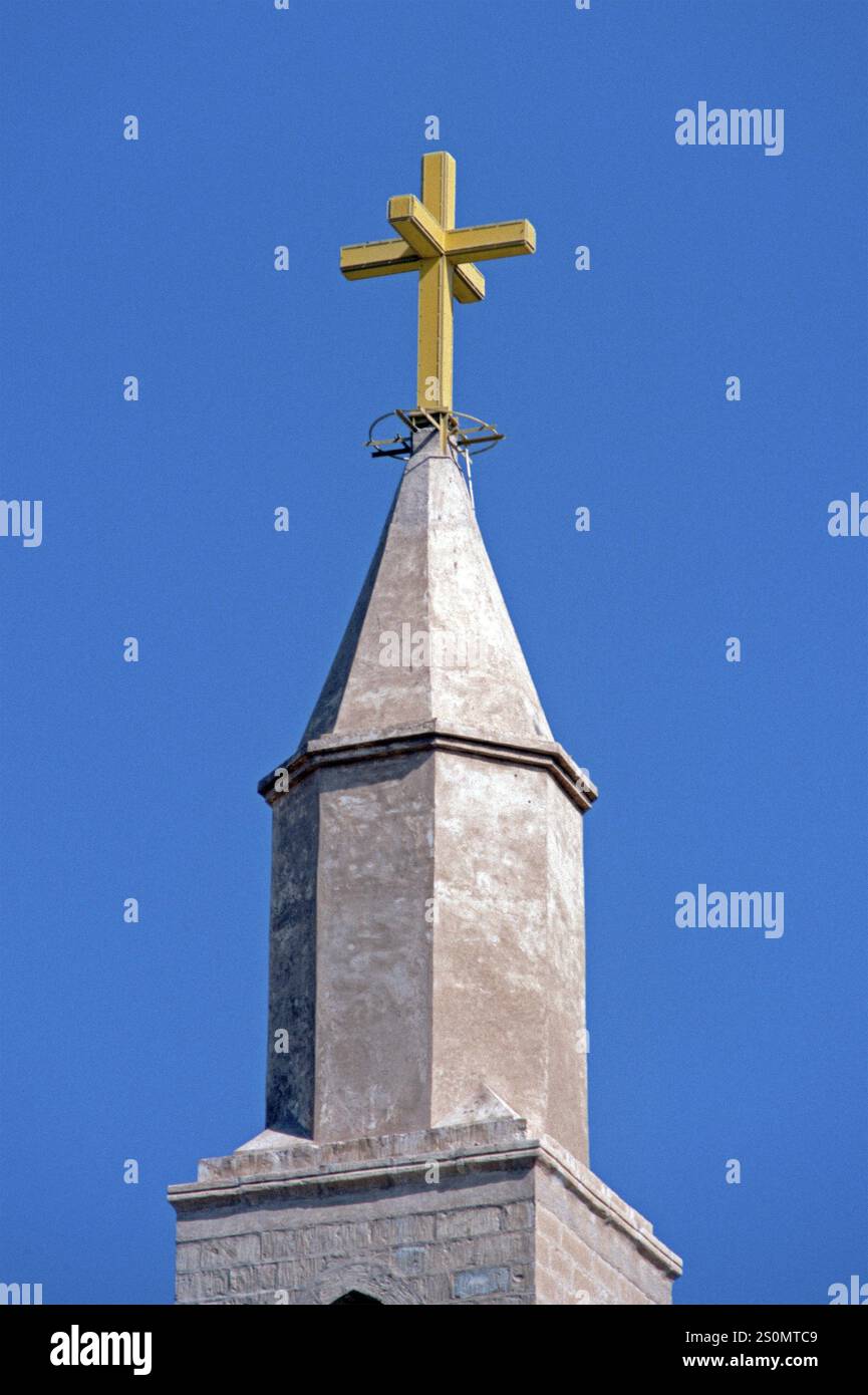 Cross, Tower, Monastery of St Anthony, Monastery of St Anthony, Arabian ...