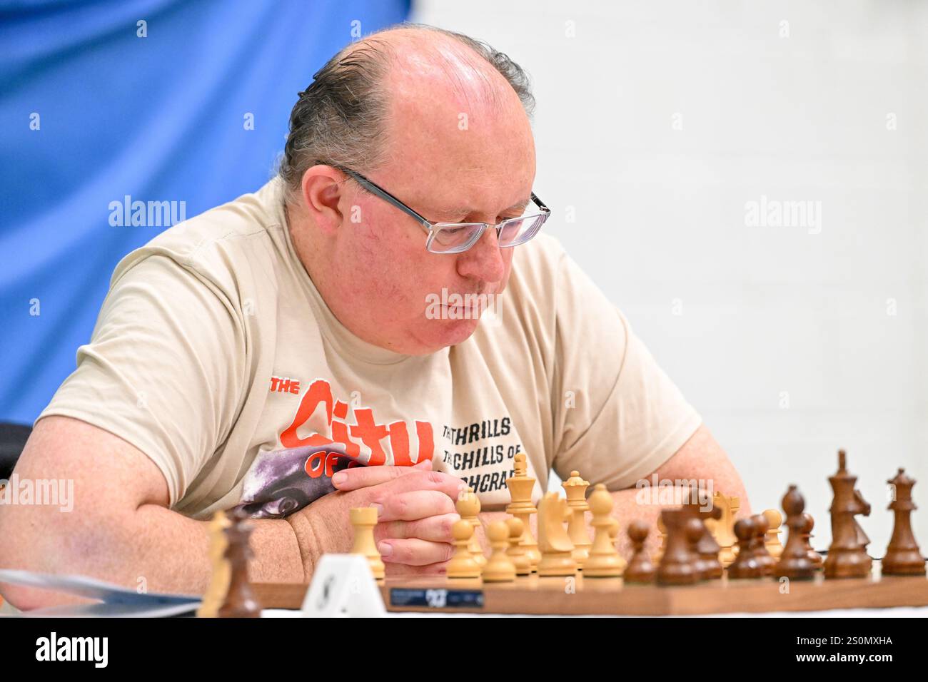 Hastings, UK. 28th Dec, 2024. Tim Wall fm ENG during the 98th Caplin ...