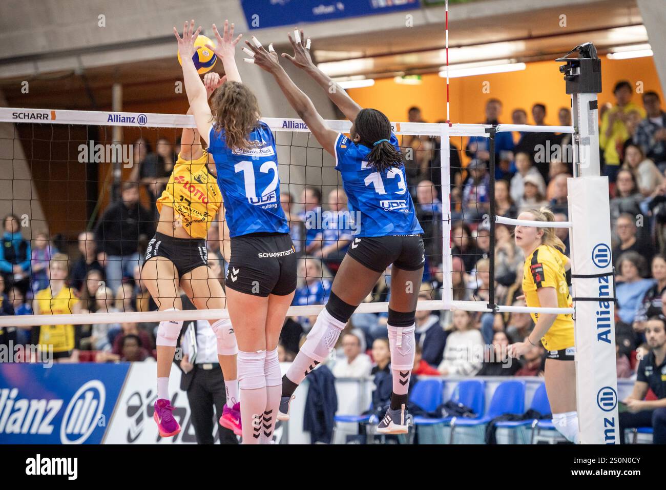 Julia De Paula Viana (VfB Suhl LOTTO Thueringen, #17) vs. Lucia Varela ...