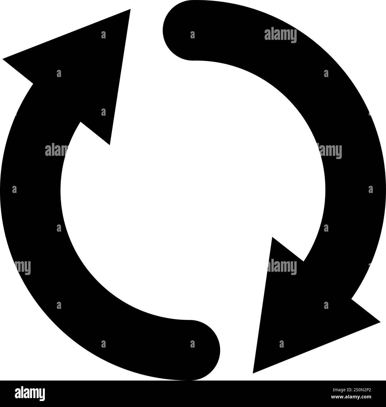 Arrows in circle clockwise Stock Vector Images - Alamy