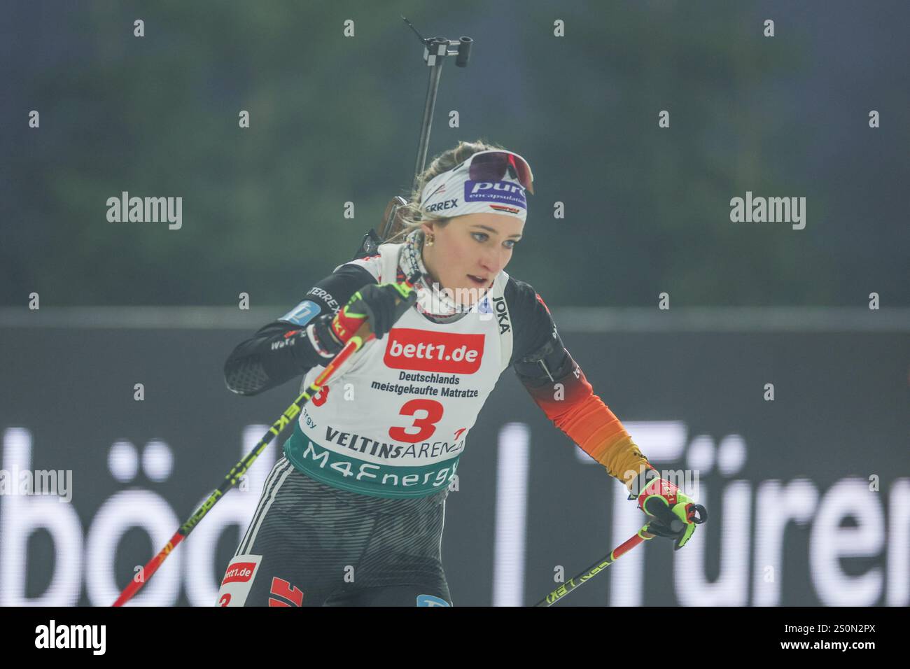 Gelsenkirchen, Germany. 28th Dec, 2024. Winter sports: Biathlon, World ...