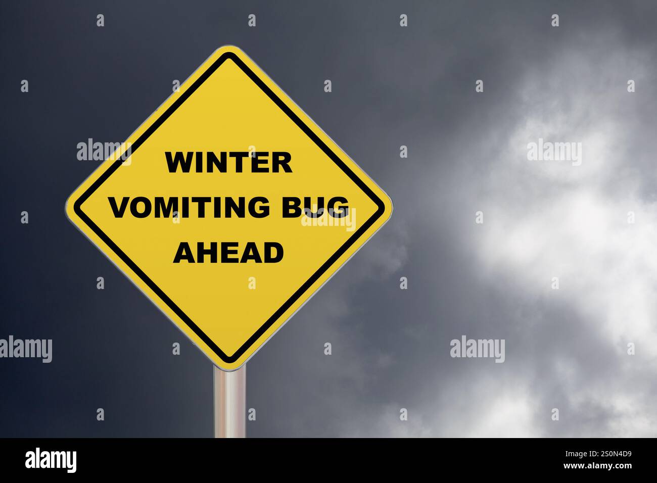 Diamond-shaped crossing sign with yellow background and black border ...