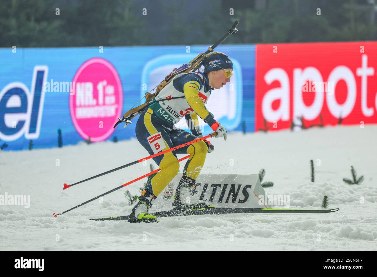 Gelsenkirchen, Germany. 28th Dec, 2024. Winter sports: Biathlon, World ...