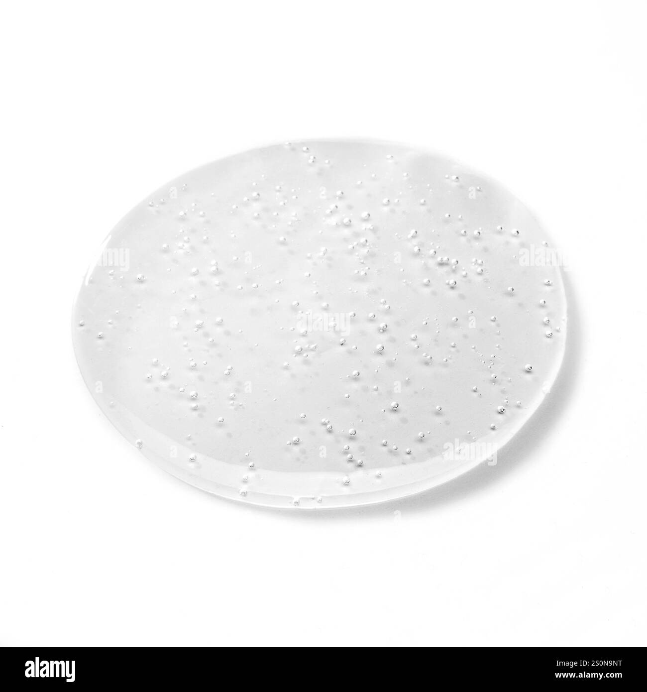 Gel transparent cosmetic sample skin Black and White Stock Photos ...