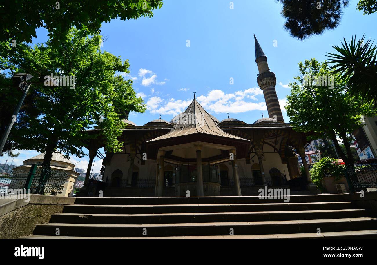The Historical Gulbahar Hatun Mosque and Tomb in Trabzon, Turkey, was ...