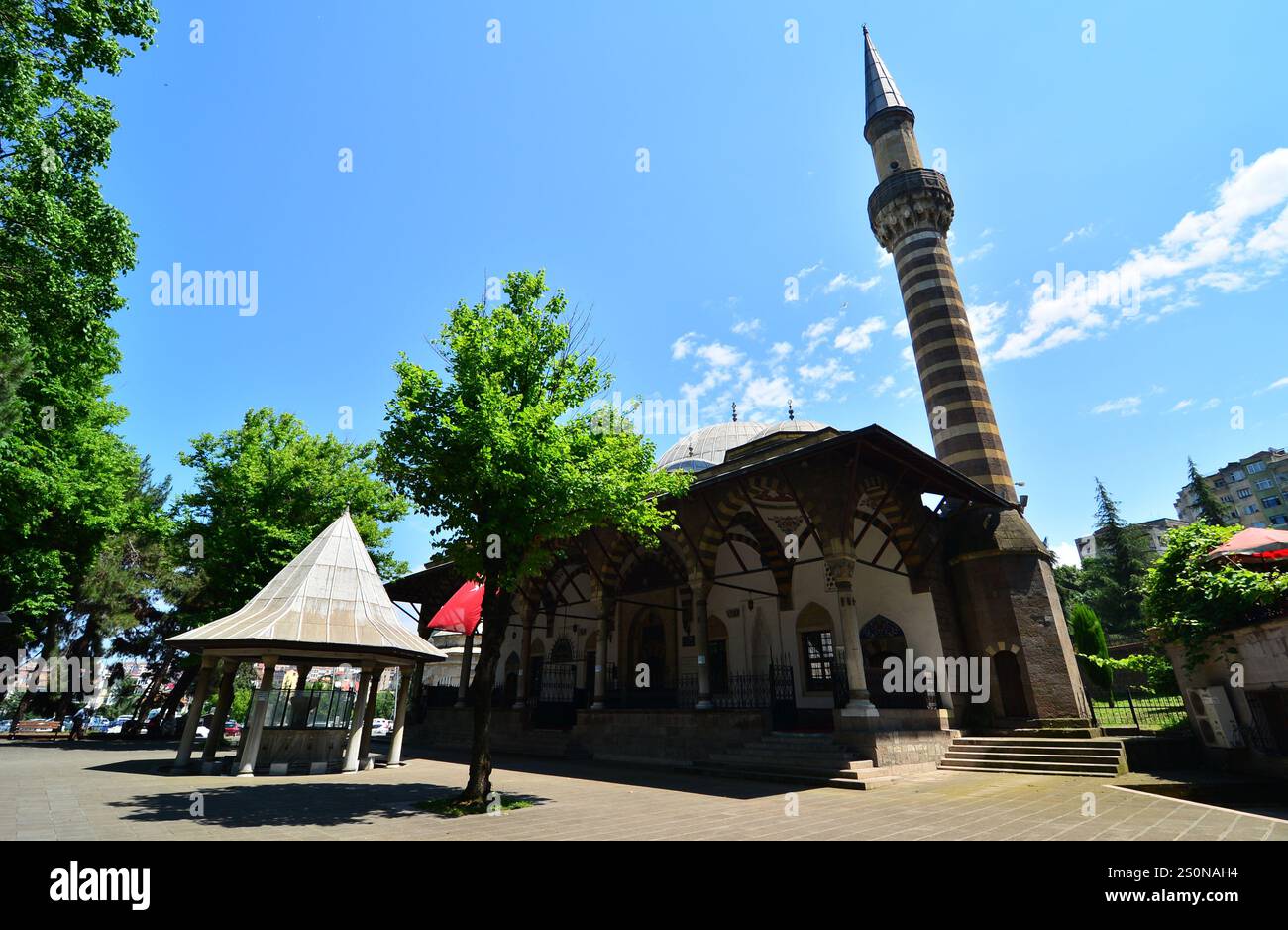 The Historical Gulbahar Hatun Mosque and Tomb in Trabzon, Turkey, was ...