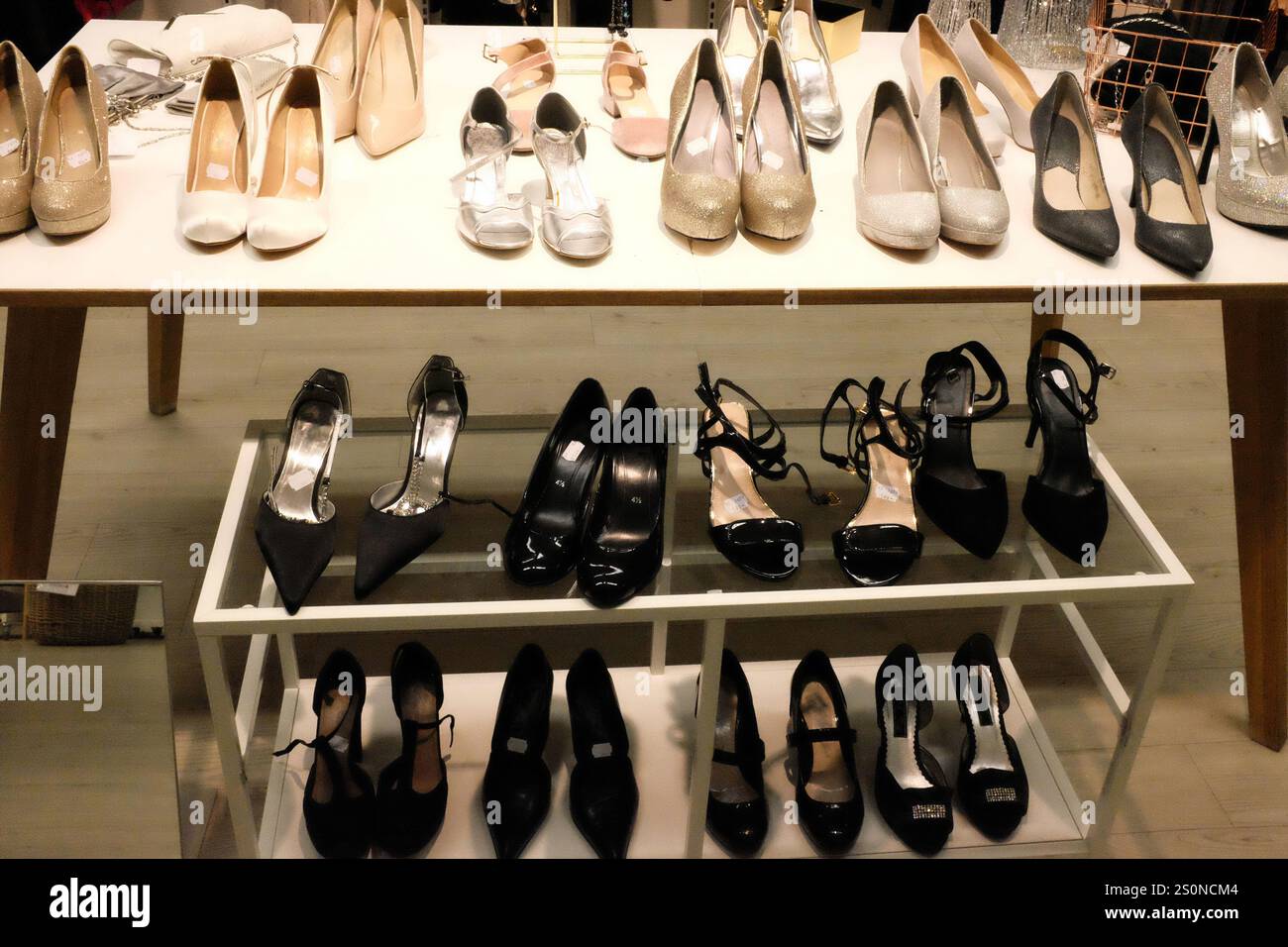 High heels on display in hi-res stock photography and images - Alamy