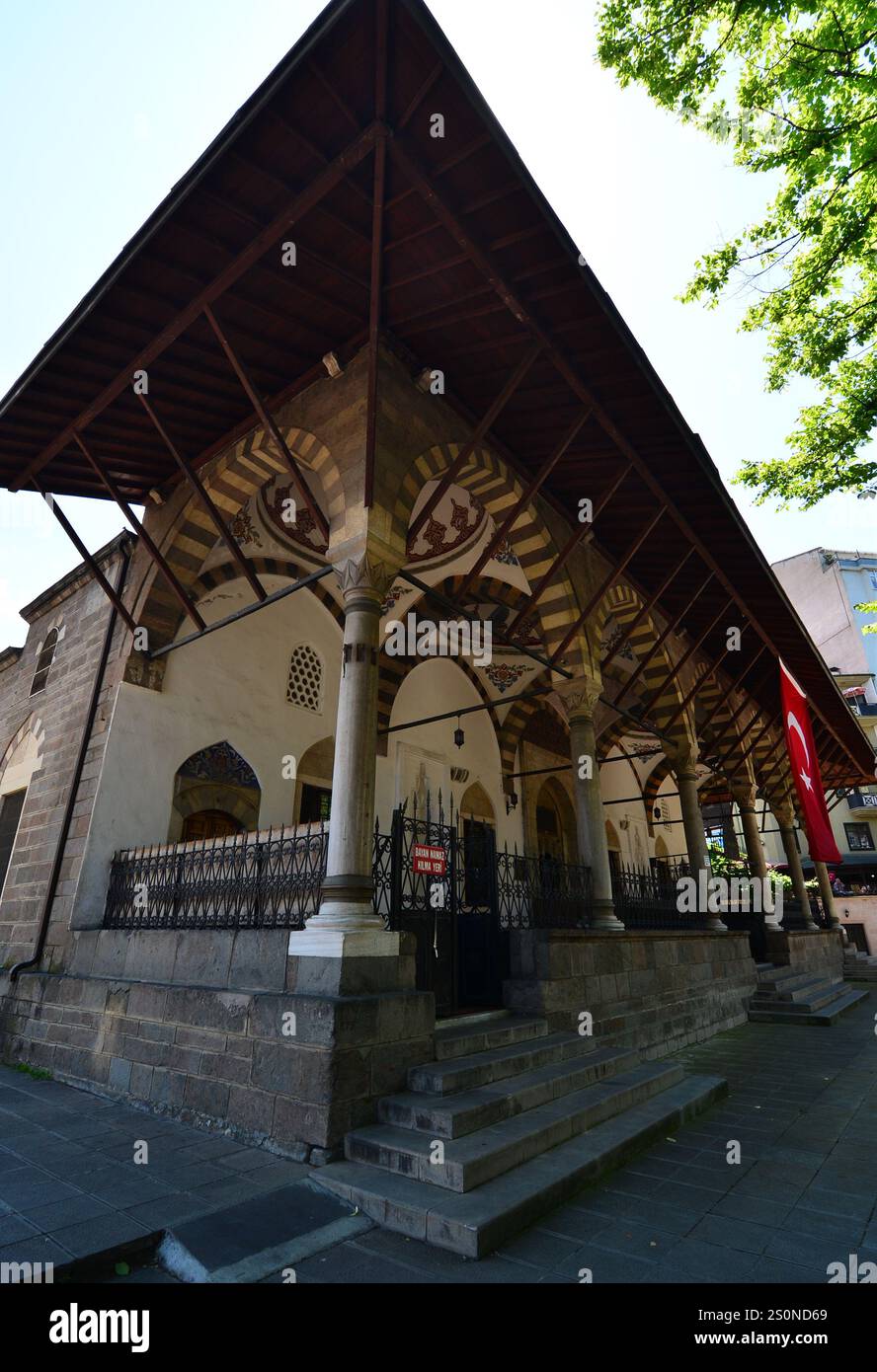 The Historical Gulbahar Hatun Mosque and Tomb in Trabzon, Turkey, was ...