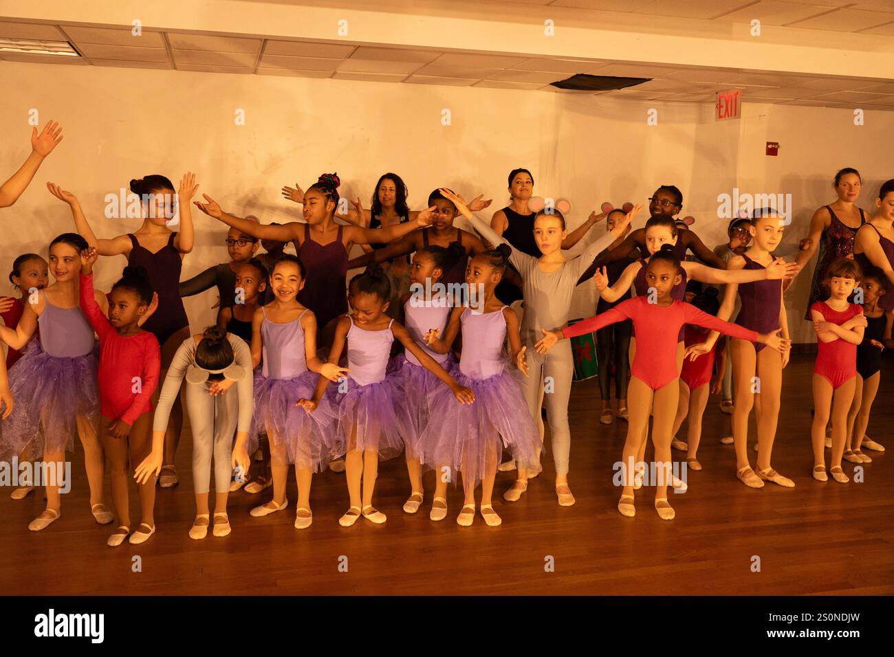 Portrait of Cynthia KIng Dance School members after a holiday ...