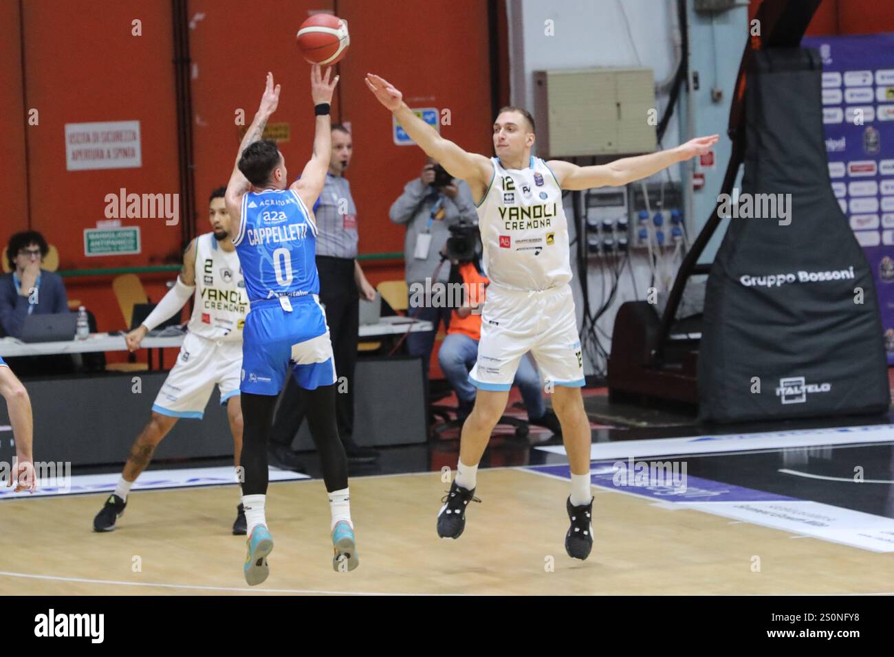 Cremona, Italy. 28th Dec, 2024. Alessandro Cappelletti (Banco di ...