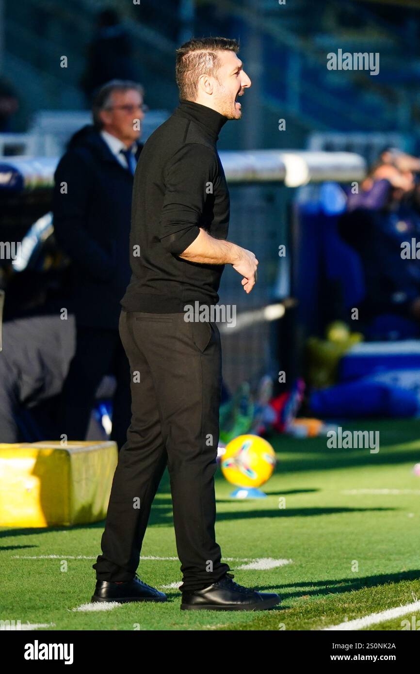 Parma, Italy. 28th Dec 2024. The head coach Salvatore Bocchetti (AC ...